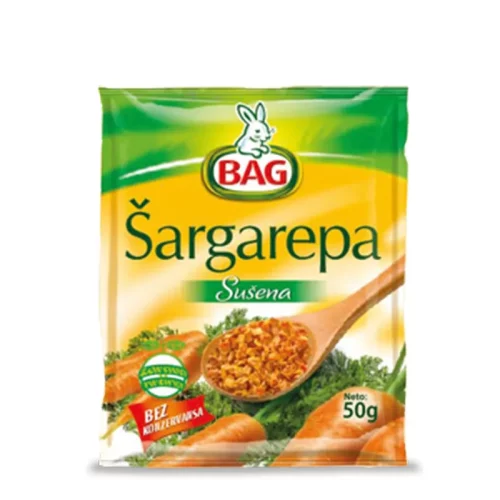 Začin mrkva sušena BAG 50 g