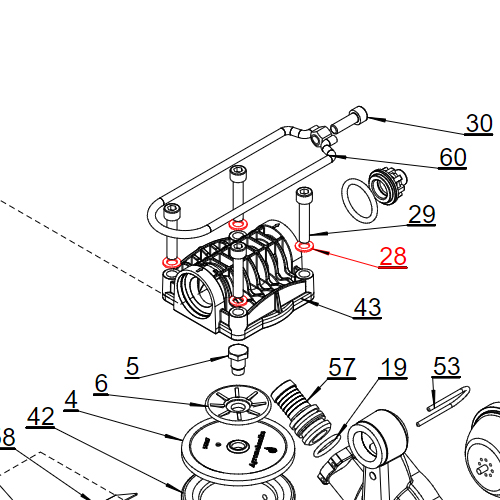 Agromehanika Podloška 10,5 (Zn) DIN 433 Pumpe BM 105/20