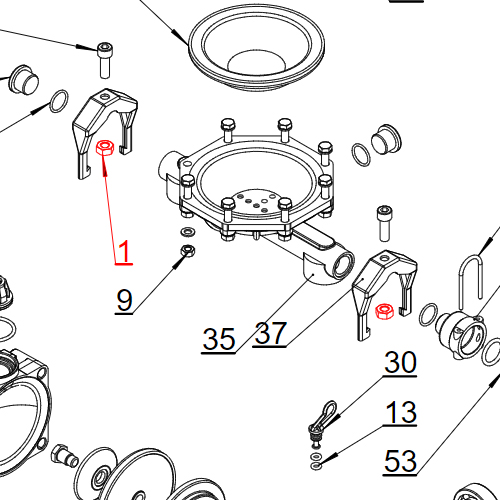 Matica M10 DIN934 BM 65/30STD