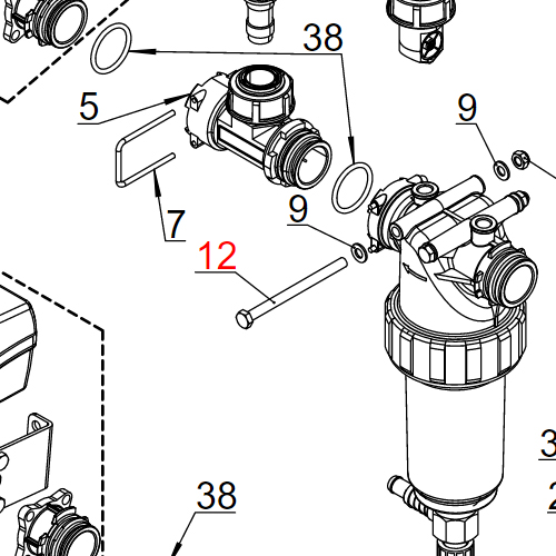 Šraf M8x110 PR10ECFM-5EC+2F.R.