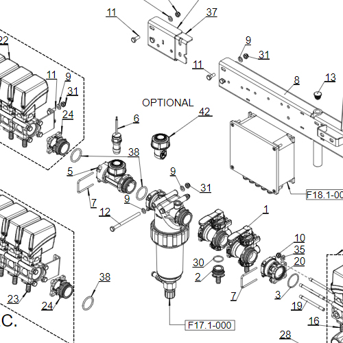 Oring fi36,10xfi3,53 (T5) VITON PR10ECFM-5EC+2F.R.