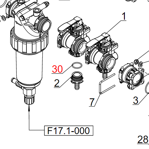 Oring fi25x2,6 PR10ECFM-5EC+2F.R.