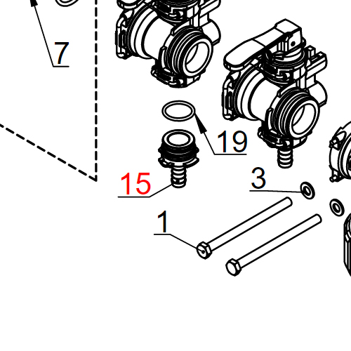 Nastavak za crevo fi13/T3M PR10ECF-5EC+2F.R.