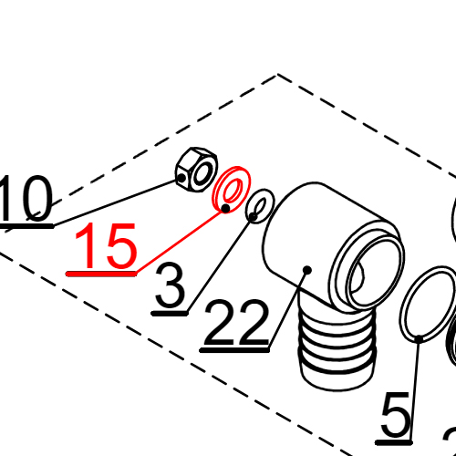 Podloška 8,4 (A2) DIN 125 PR3BF