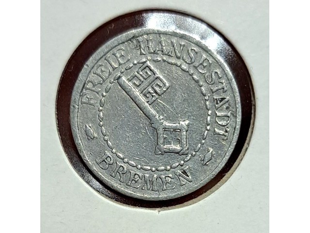 Kovanica 5 pfennig, Bremen 1924.