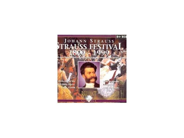 Johann Strauss FESTIVAL 1899-1999 8CD BOX Novi