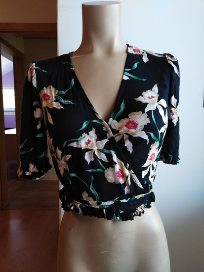 Zara floral bluza ⬆️⬆️