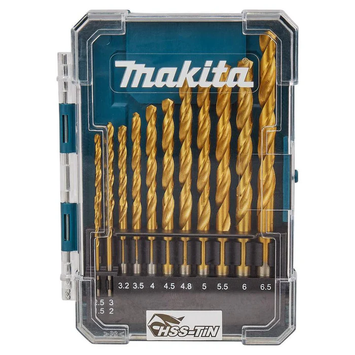 13-delni set HSS-TiN Economy burgija za metal Makita (D-72855)