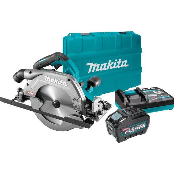 Akumulatorska kružna testera-cirkular Makita HS009GT201; 40V XGT; 2x5,0 Ah + kofer