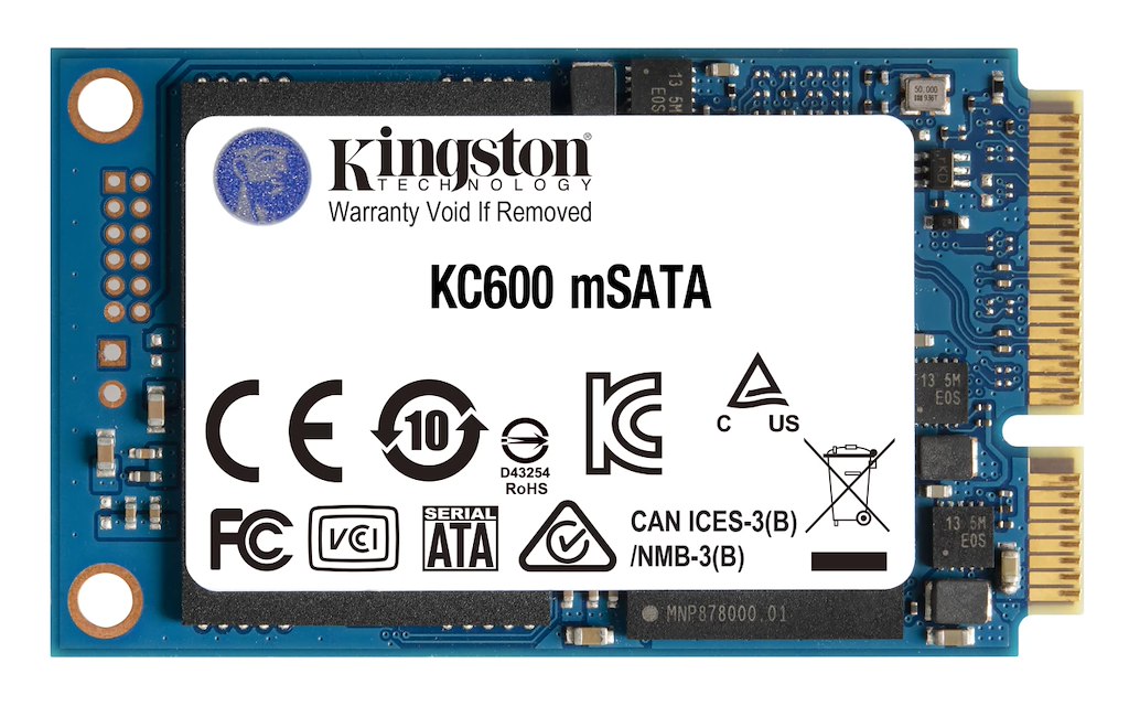 Kingston 512GB mSATA SATA III KC600 (SKC600MS/512G) SSD disk