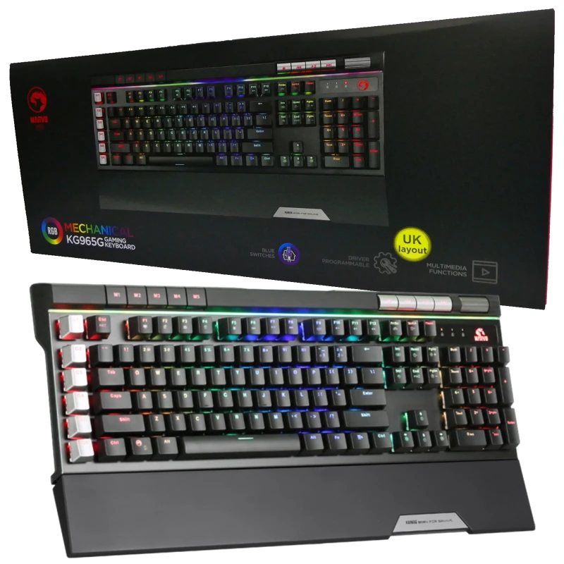 Marvo KG965G gejmerska mehanička tastatura crna