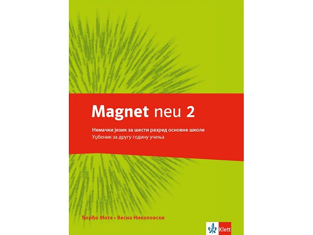 KLETT Nemački jezik 6, Magnet neu 2, udžbenik za šesti razred
