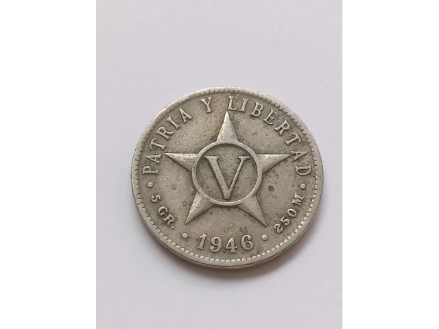 5 Centavos 1946.g - Kuba -
