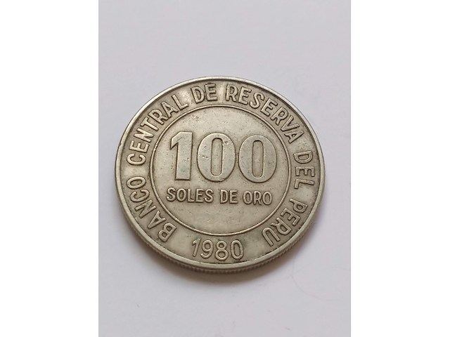 100 Soles De Oro 1980.g - Peru -