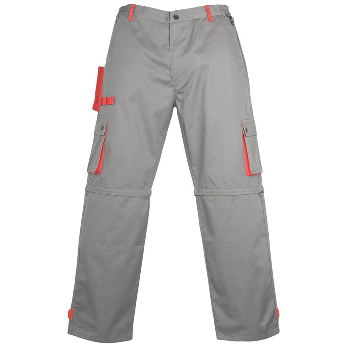 Pantalone klasične CLASSIC PLUS sivo/crvene – 8CLASGP