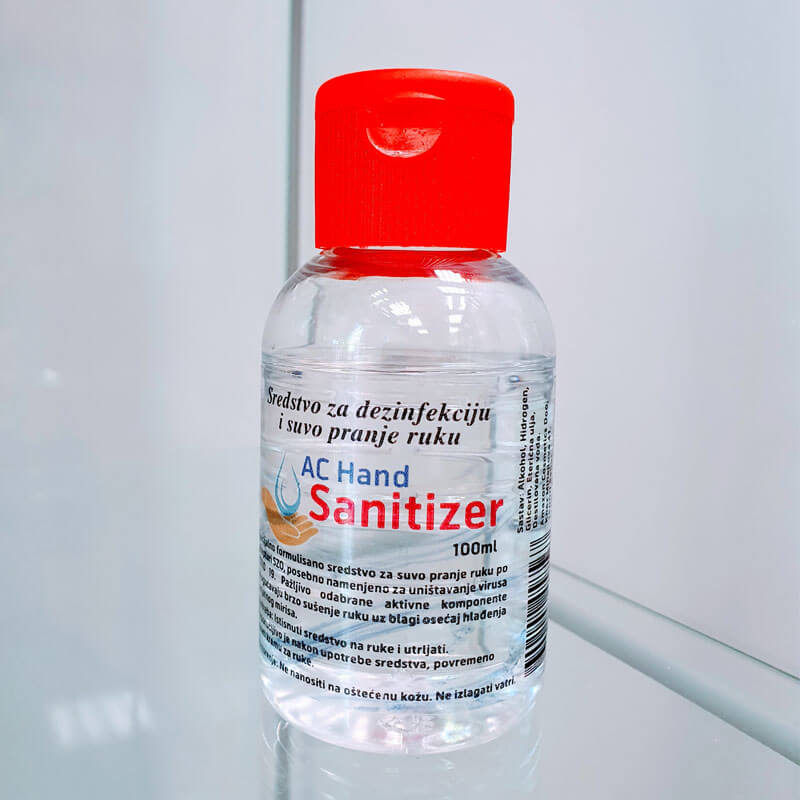 Sredstvo za dezinfekciju i suvo pranje ruku – 100 ml