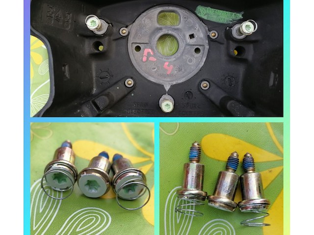 TORX šrafovi za nosač AIR BAG -a VW Golf 4 1.4 16v