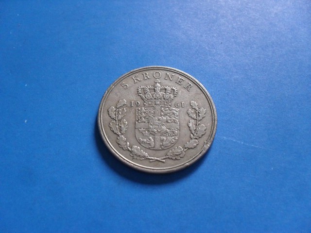 5 KRONER 1961. - DANMARK