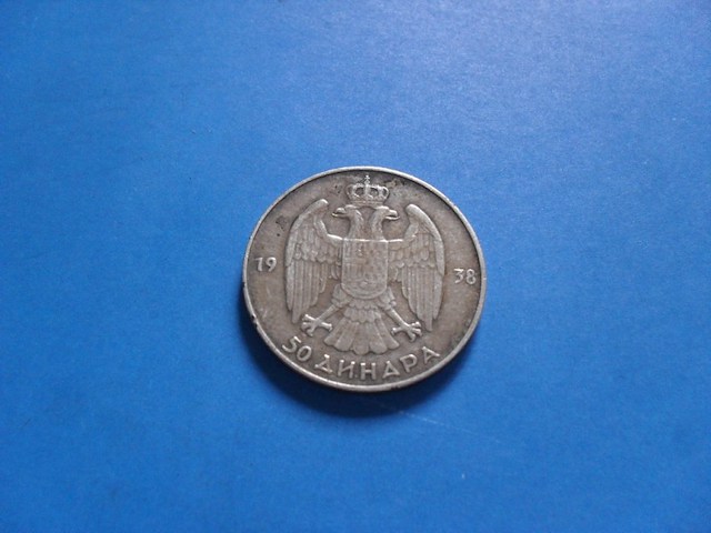 50 DINARA 1938.