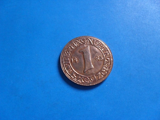 TOKEN - 1 KREUZER 1986.