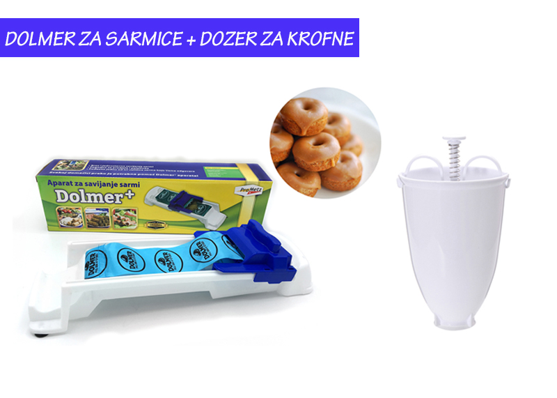 Komplet Dolmer za pite i sarme + Dozer za krofne