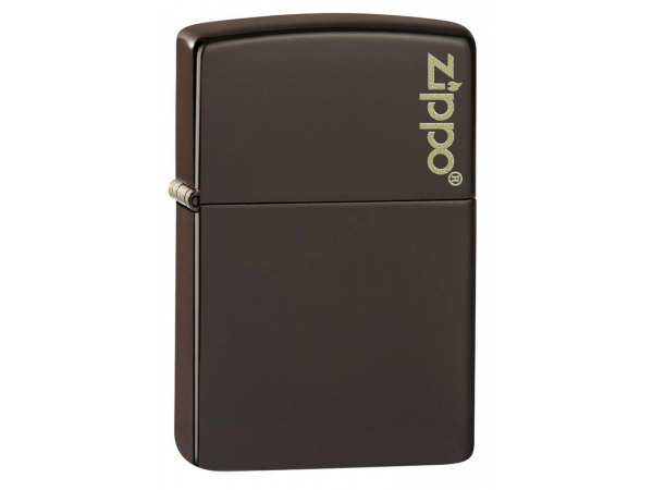 UPALJAČ ZIPPO BROWN MATTE ZIPPO LOGO