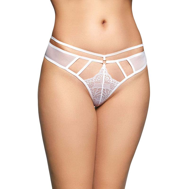 Bele Erotske Gaćice G-String 2490