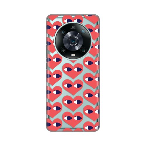 Silikonska futrola - maska print Skin za Huawei Honor Magic 4 Pro Eye Heart Pattern