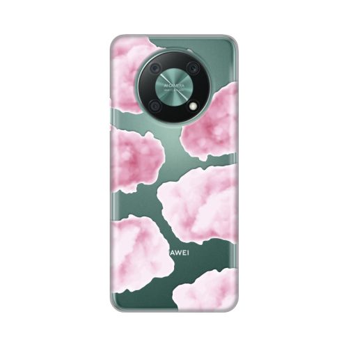 Silikonska futrola - maska print Skin za Huawei Nova Y90 Pink Clouds