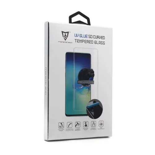 Zaštitna staklena folija glass Monsterskin UV Glue 5D za Huawei P50 Pro Transparent