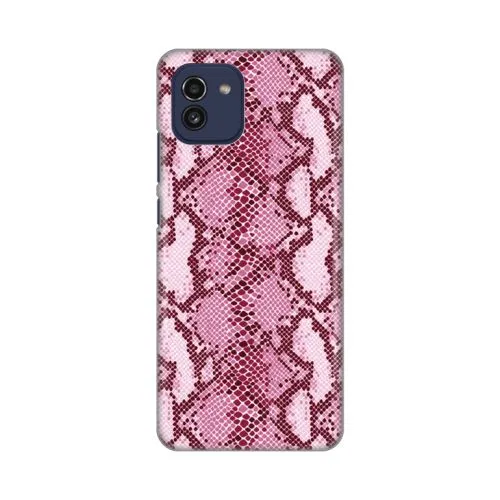 Silikonska futrola - maska print za Samsung A035 Galaxy A03 Pink Snake