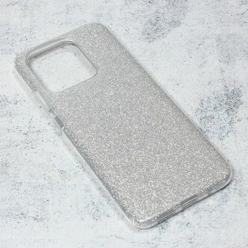 Futrola - maska Crystal Dust za Xiaomi Redmi 10C srebrna