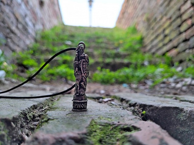 Figura Staroslovenskog Boga Cernoboga ogrlica,Cernobog