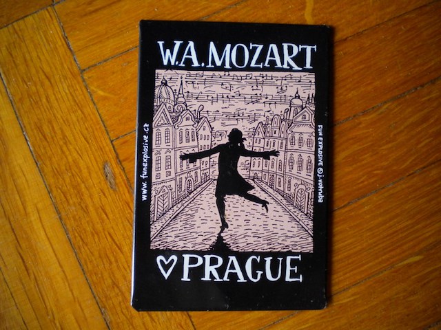 PRAG PRAHA W.A. Mozart, magnet za frizider