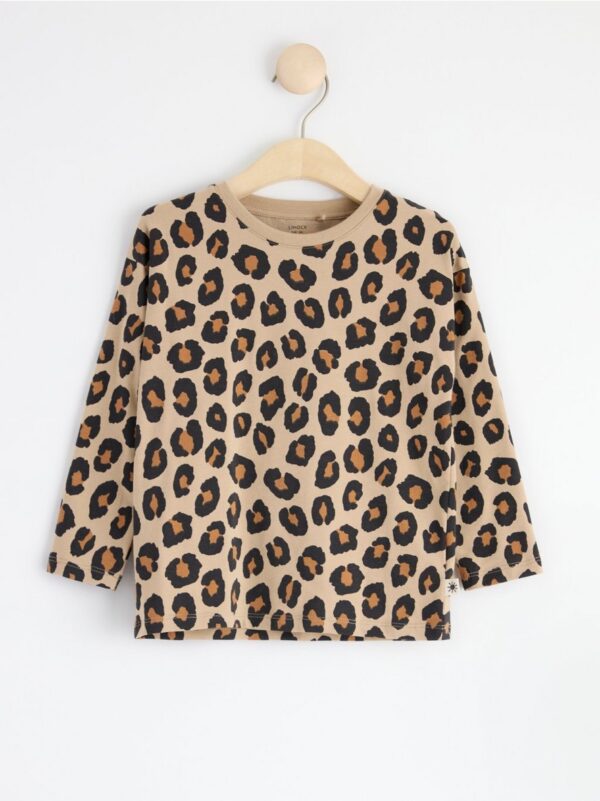 Majica – Long sleeve top with leo print