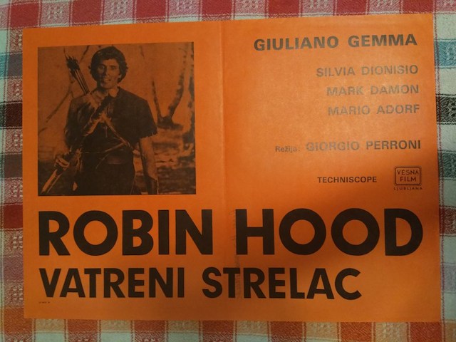 mini plakat ROBIN HOOD VATRENI STRELAC