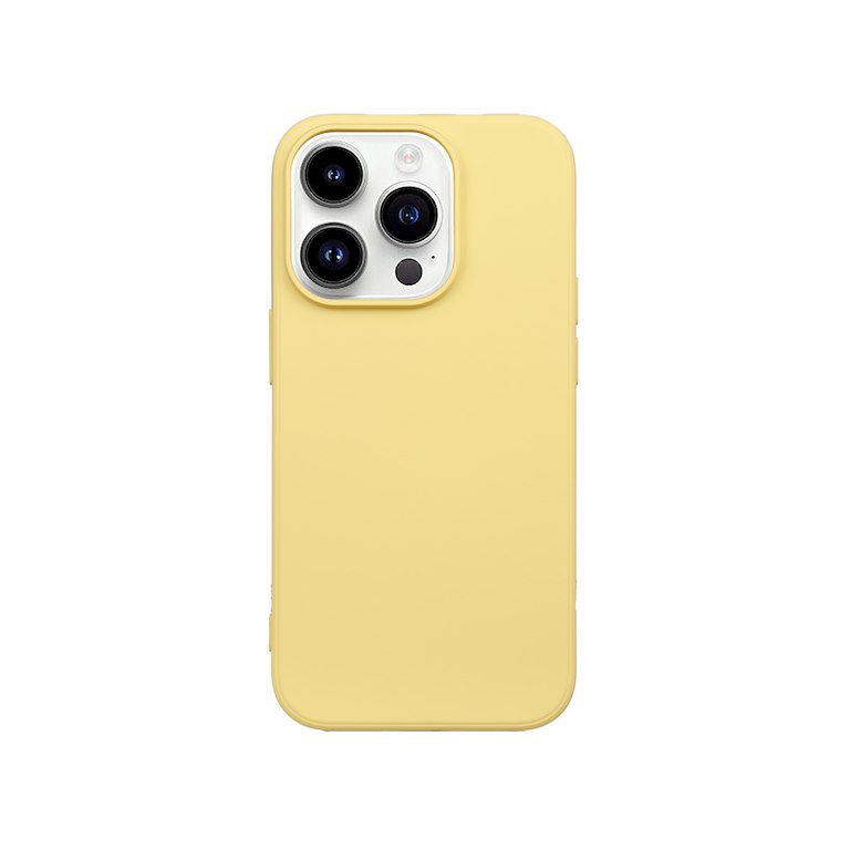 TPU MATTE for iPhone 14 Pro (6.1") žuta