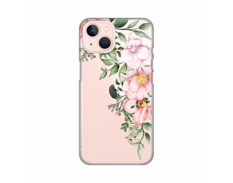 Silikonska futrola PRINT Skin - iPhone 13 Gentle Rose Pattern