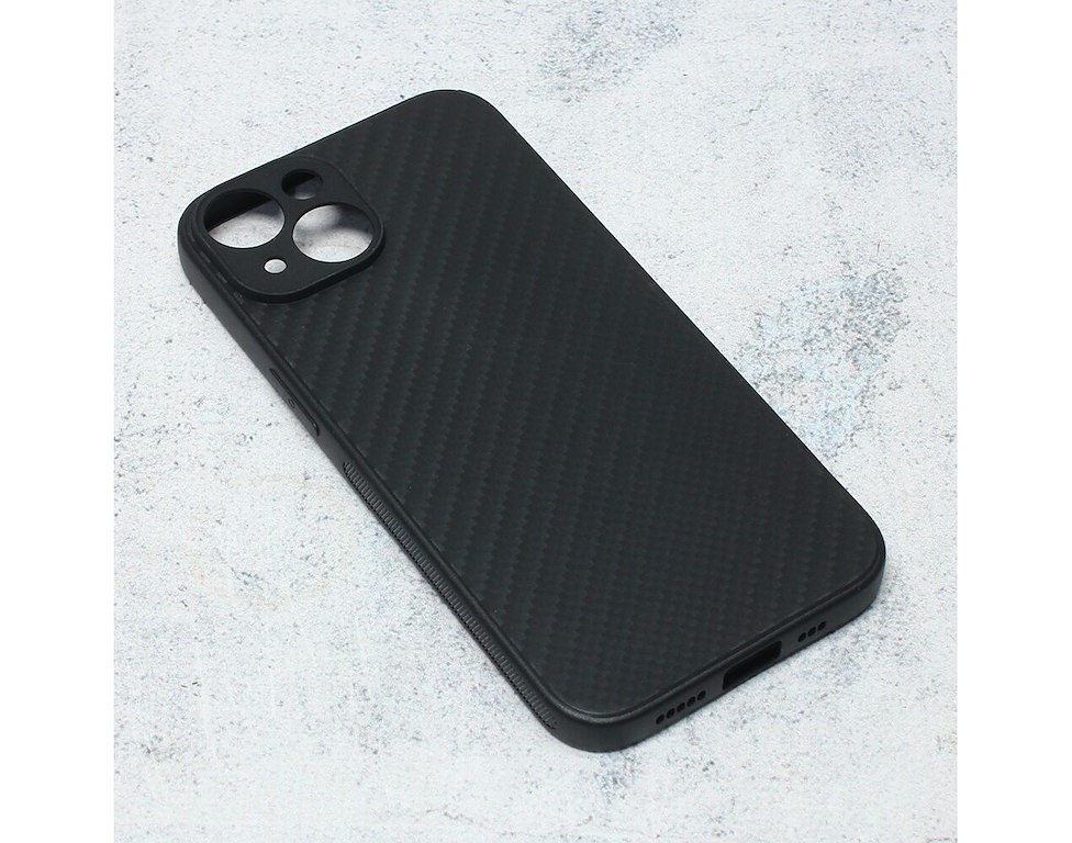 Futrola Carbon fiber - iPhone 14 crna