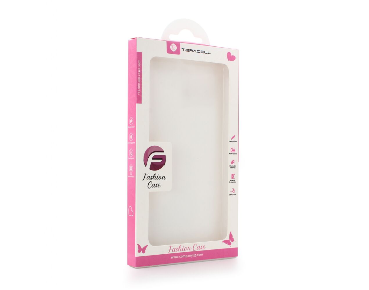 Futrola Frame Glitter - iPhone 14 roze