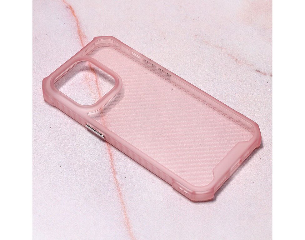 Futrola Carbon Crystal - iPhone 14 Pro pink