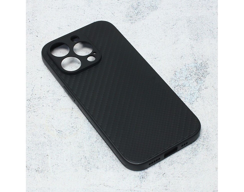 Futrola Carbon fiber - iPhone 14 Pro crna