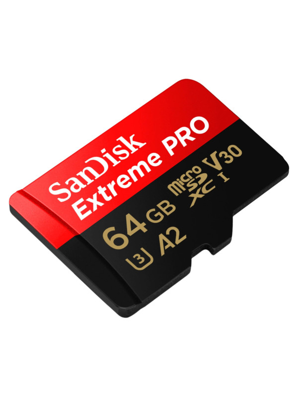 SANDISK SDXC 64GB MICRO EXTREME PRO 200MB/S A2 C10 V30 UHS-I US+AD