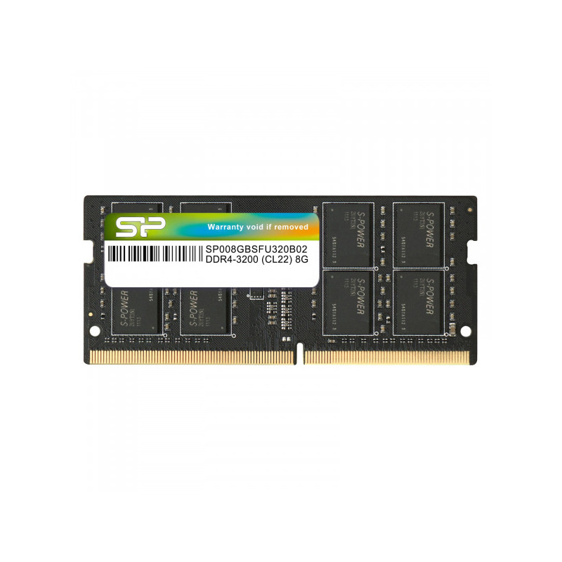 RAM SODIMM DDR4 8GB 3200MHz Silicon Power SP008GBSFU320X02
