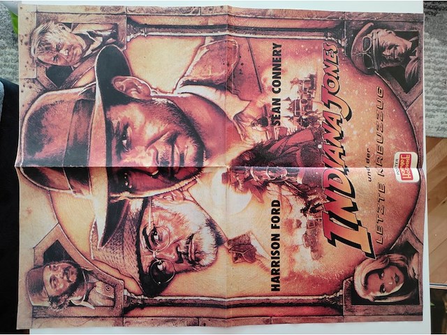Indiana Jones poster dodatak Decje Novine