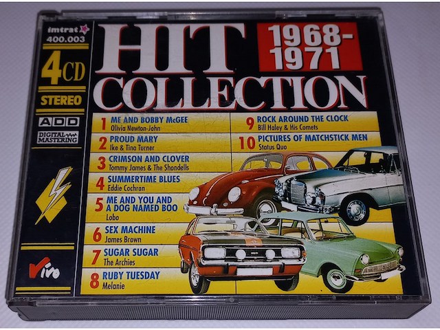 Various – Hit-Collection 1968-1971 (4 CD)