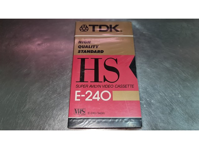 TDK HS•240 (E-240) , U CELOFANU