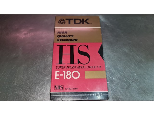 TDK HS•180 (E-180) , U CELOFANU