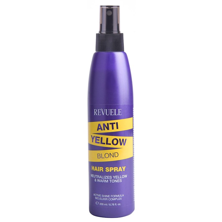 Ljubičasti sprej za plavu kosu REVUELE Anti-yellow blond 200ml