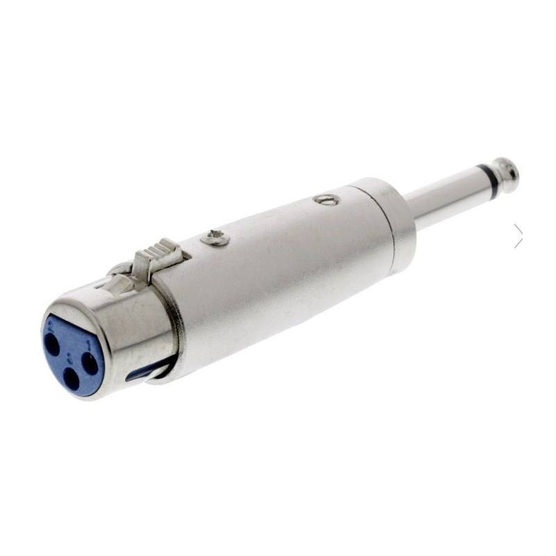 Adapter XLR - 6,3mm XLR-3FJPM